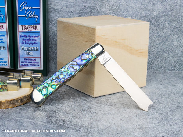 Cooper Cutlery One Arm Razor Blade Trapper Abalone (ABALONE) - C ...