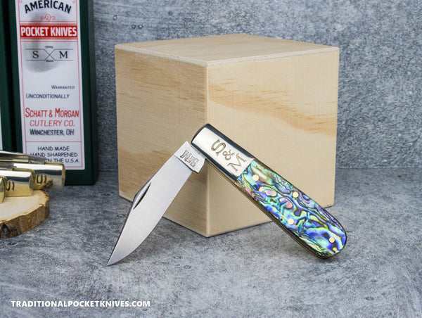 Cooper Cutlery Schatt&Morgan Cutlery #69 Barlow Abalone (C 69 A) - C ...