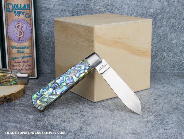 Cooper Cutlery Dollar Knife Co. Abalone Jack (A-NS) - C. Risner Cutlery LLC