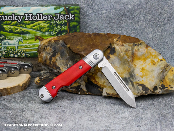 Kentucky Holler Jack: C. Risner Indian Head Red Smooth Bone - Spearpoi ...