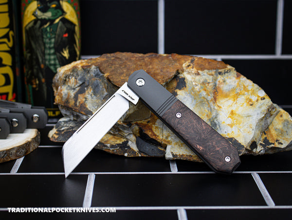 Jack Wolf Knives Midnight Jack Fat Carbon Dark Matter Copper - C ...