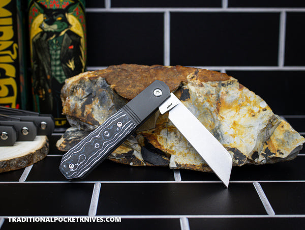 Jack Wolf Knives Midnight Jack Fat Carbon White Storm - C. Risner ...
