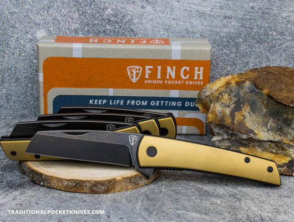 Finch Oxbow Brass - C. Risner Cutlery LLC