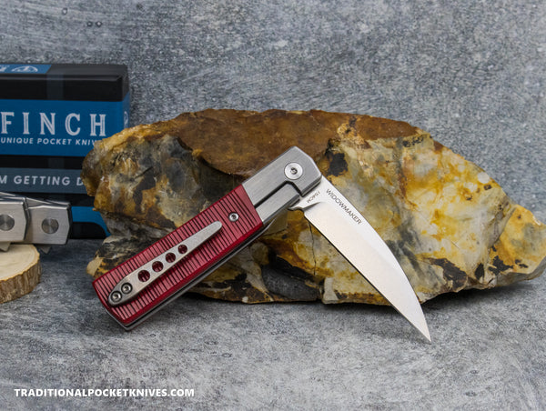 Finch Widowmaker Nightcrawler Sawcut Bone - C. Risner Cutlery LLC